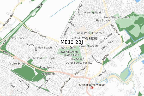 ME10 2BJ maps, stats, and open data