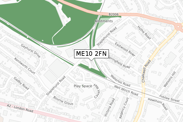 ME10 2FN maps, stats, and open data