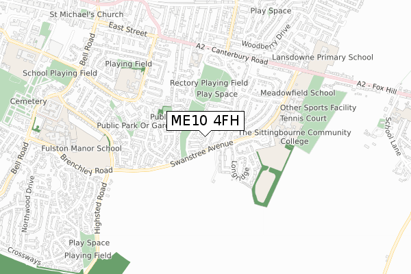 ME10 4FH maps, stats, and open data