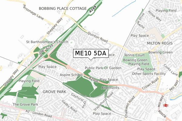 ME10 5DA maps, stats, and open data