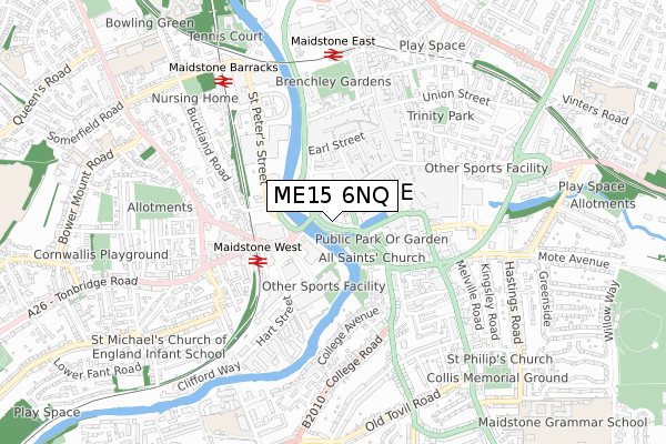 ME15 6NQ maps, stats, and open data