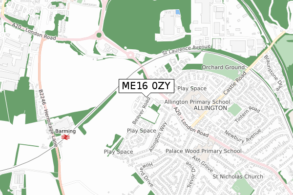 ME16 0ZY maps, stats, and open data