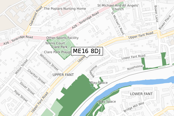 ME16 8DJ maps, stats, and open data