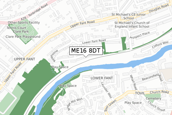 ME16 8DT maps, stats, and open data