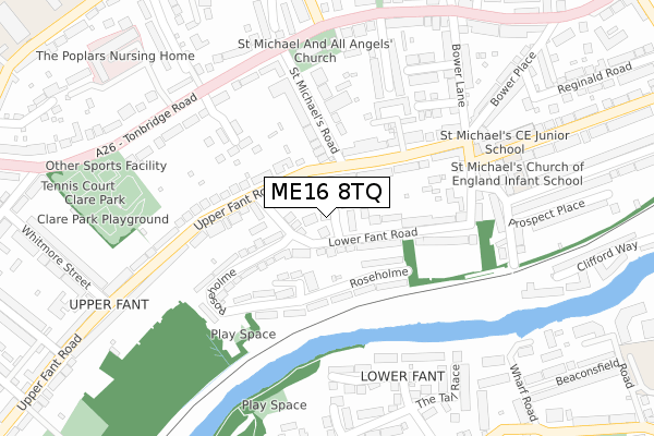 ME16 8TQ maps, stats, and open data