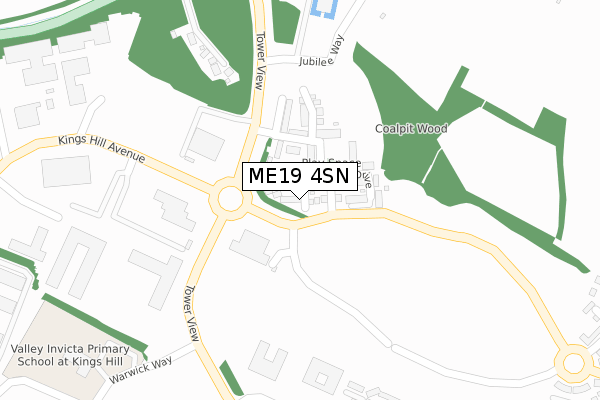 ME19 4SN maps, stats, and open data