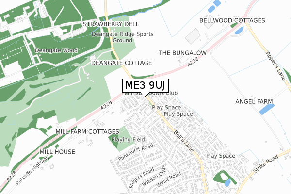 ME3 9UJ maps, stats, and open data