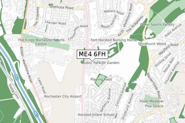 ME4 6FH maps, stats, and open data