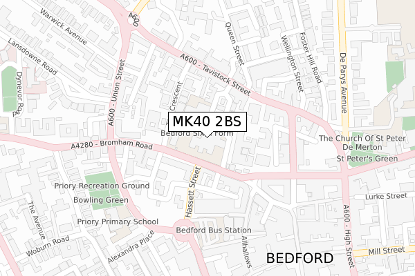 MK40 2BS maps, stats, and open data