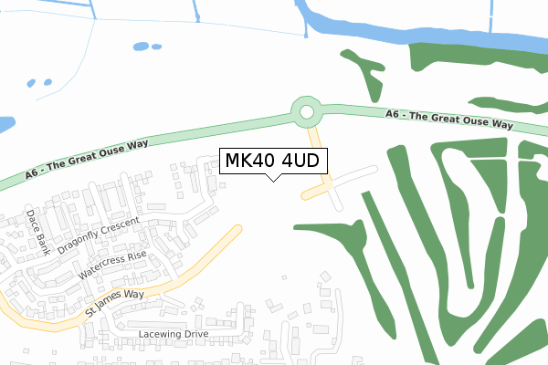 MK40 4UD maps, stats, and open data