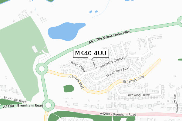MK40 4UU maps, stats, and open data