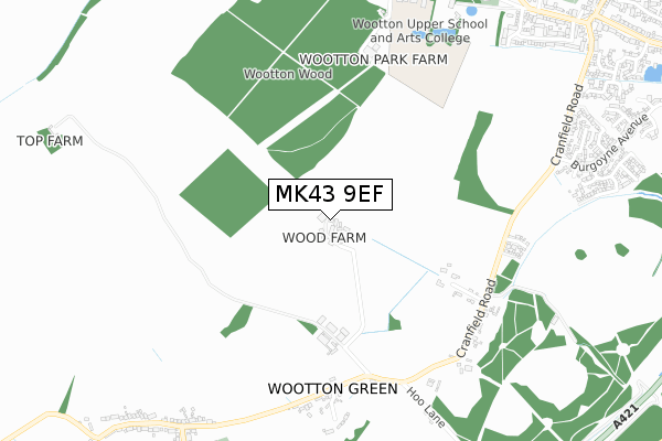 MK43 9EF maps, stats, and open data