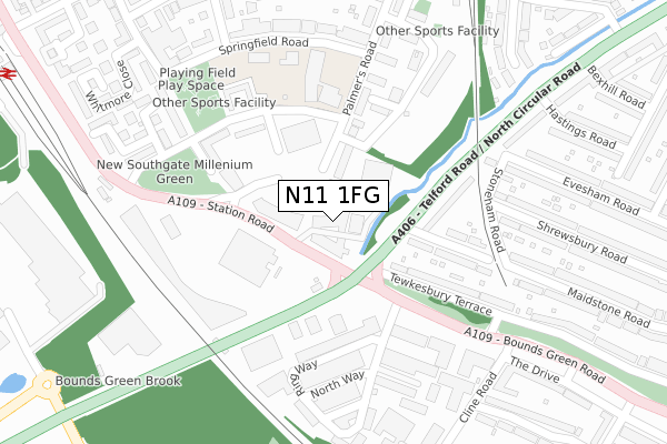 N11 1FG maps, stats, and open data