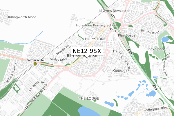NE12 9SX maps, stats, and open data