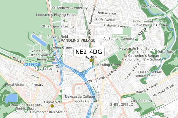 NE2 4DG maps, stats, and open data