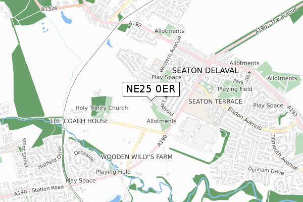 NE25 0ER maps, stats, and open data