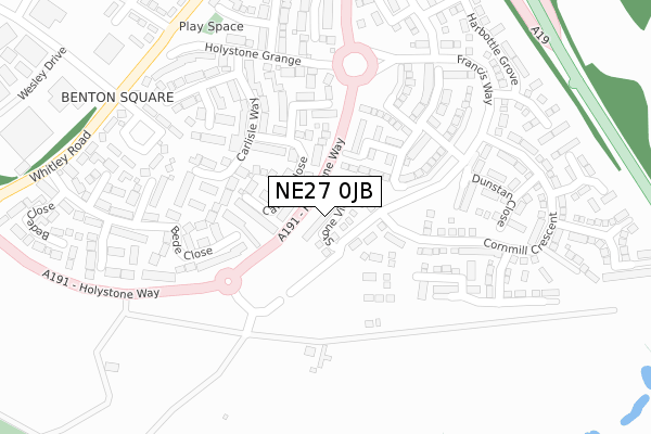 NE27 0JB maps, stats, and open data