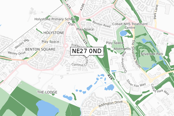 NE27 0ND maps, stats, and open data