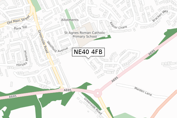 NE40 4FB maps, stats, and open data