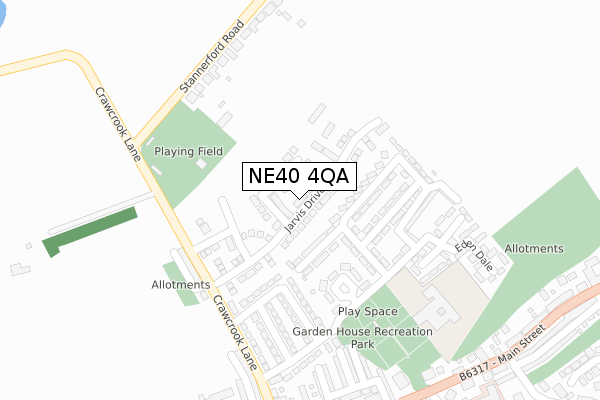 NE40 4QA maps, stats, and open data