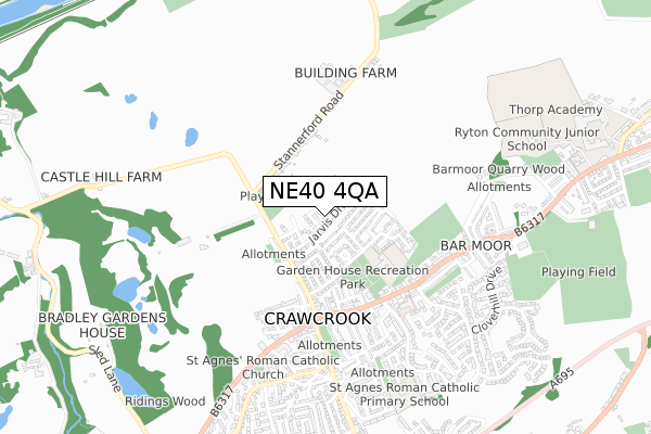 NE40 4QA maps, stats, and open data