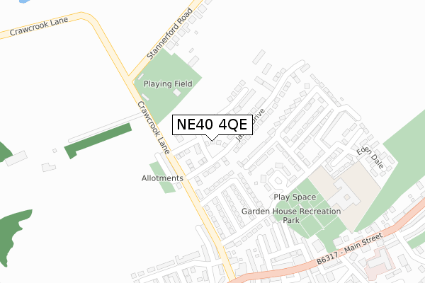NE40 4QE maps, stats, and open data