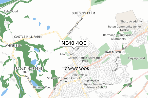 NE40 4QE maps, stats, and open data