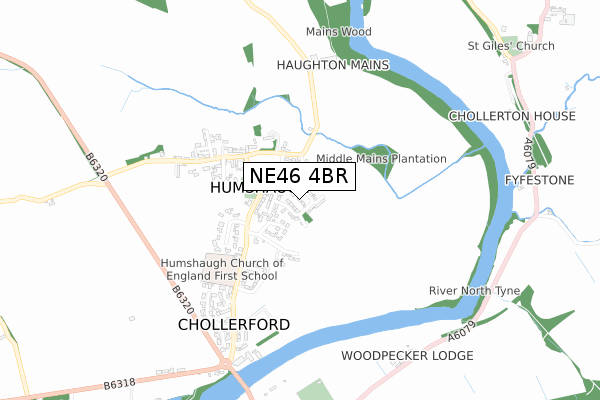 NE46 4BR maps, stats, and open data