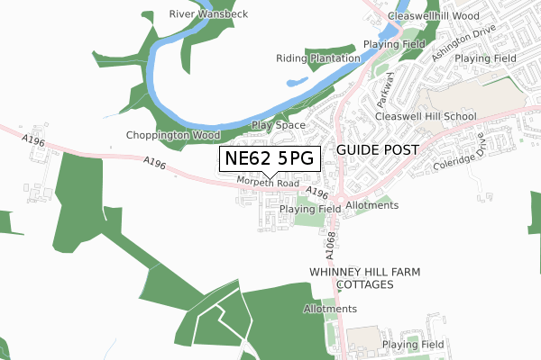 NE62 5PG maps, stats, and open data