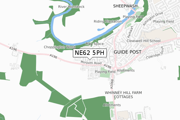 NE62 5PH maps, stats, and open data