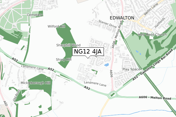 NG12 4JA maps, stats, and open data