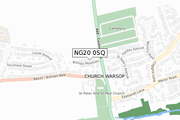 NG20 0SQ maps, stats, and open data