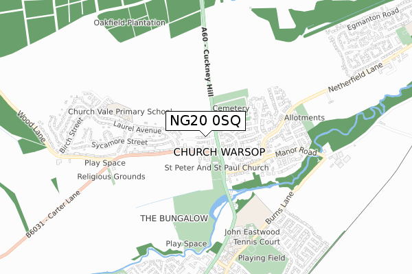 NG20 0SQ maps, stats, and open data