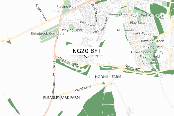 NG20 8FT maps, stats, and open data