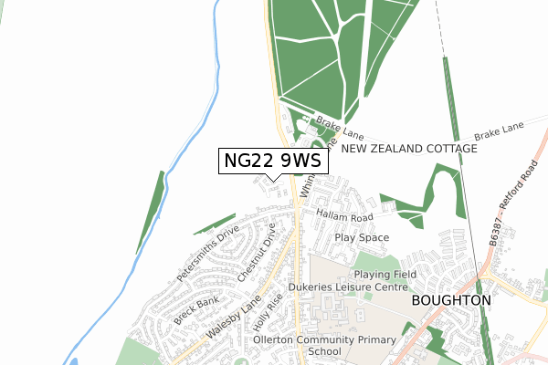 NG22 9WS maps, stats, and open data