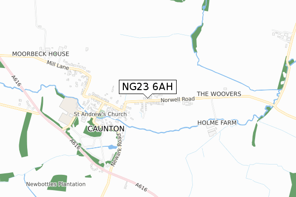 NG23 6AH maps, stats, and open data