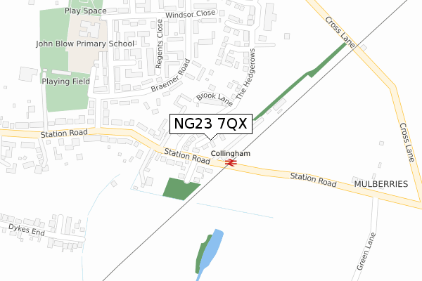 NG23 7QX maps, stats, and open data
