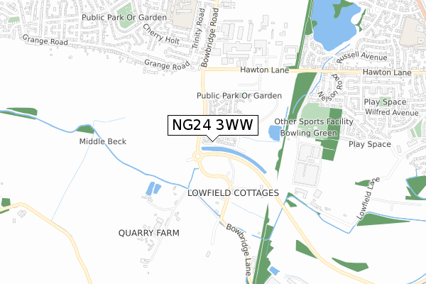 NG24 3WW maps, stats, and open data