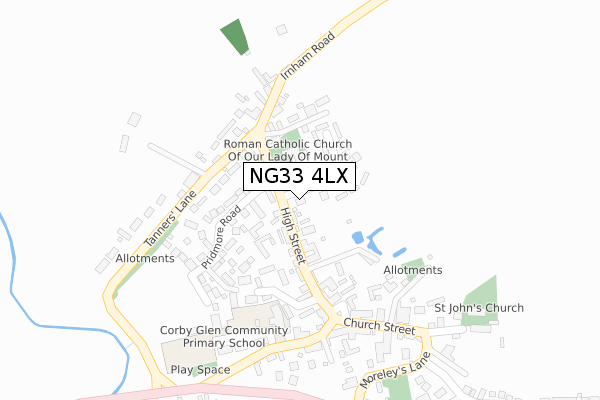 NG33 4LX maps, stats, and open data