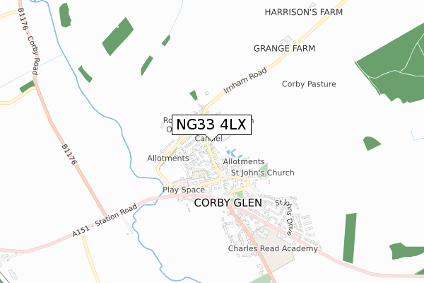 NG33 4LX maps, stats, and open data