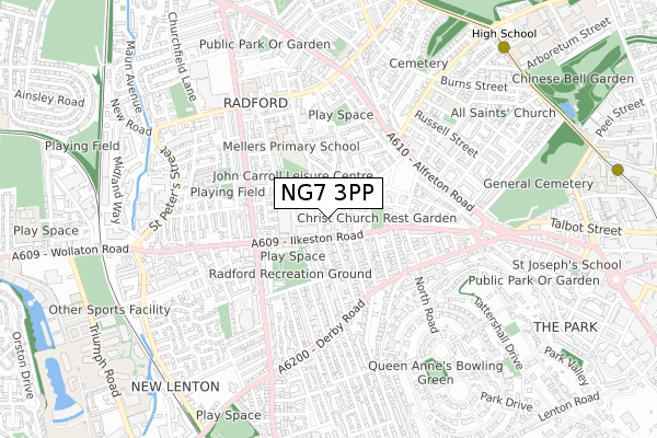 NG7 3PP maps, stats, and open data