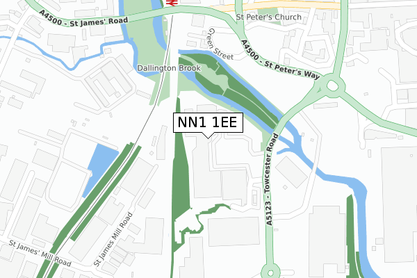 NN1 1EE maps, stats, and open data