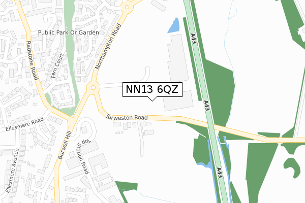 NN13 6QZ maps, stats, and open data