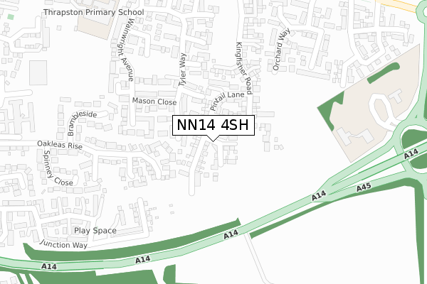 NN14 4SH maps, stats, and open data