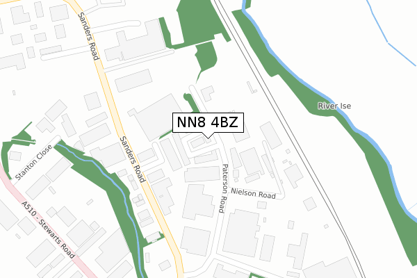 NN8 4BZ maps, stats, and open data
