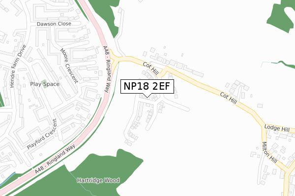 NP18 2EF maps, stats, and open data