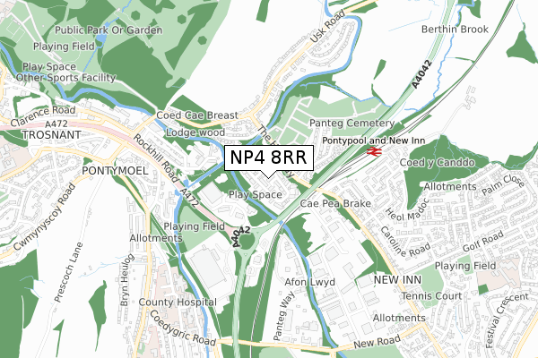 NP4 8RR maps, stats, and open data