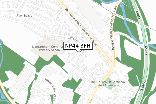 NP44 3FH maps, stats, and open data