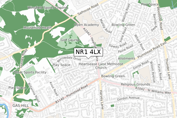 NR1 4LX maps, stats, and open data