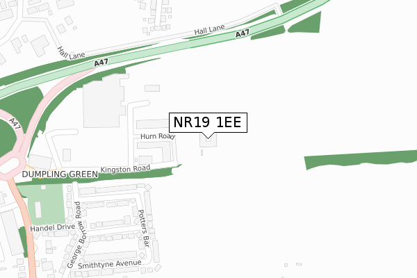 NR19 1EE maps, stats, and open data